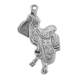 Sterling Silver Saddle Charm - C06