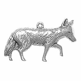 Sterling Silver Coyote Charm Sunwest Silver Co Inc