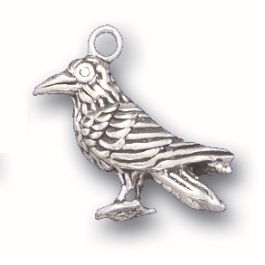 Sterling Silver Raven Charm Sunwest Silver Co Inc - LP2918