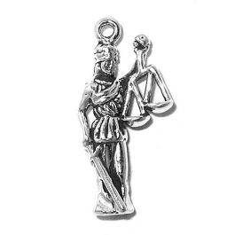 Sterling Silver Lady Justice Charm; Sunwest Silver Co Inc