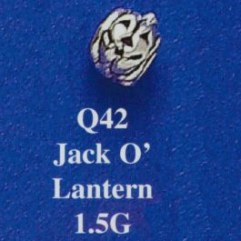 Sterling Silver Jack O'Lantern Spacer Bead; Sunwest Silver Co Inc