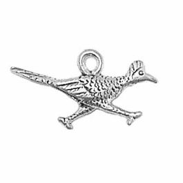 Sterling Silver Roadrunner Charm; Sunwest Silver Co Inc