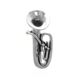 Sterling Silver Tuba Charm; Sunwest Silver Co Inc