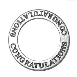 Sterling Silver Congratulations Affirmation; Sunwest Silver Co Inc