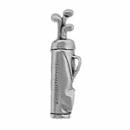 sterling silver golf bag charm