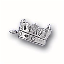 Sterling Silver Crown Charm; Sunwest Silver Co Inc