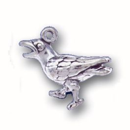 Sterling Silver Raven Charm Sunwest Silver Co Inc