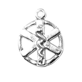 Sterling Silver Medical Symbol Charm; Sunwest Silver Co Inc