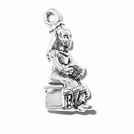 Sterling Silver Girl's First Communion Charm; Sunwest Silver Co Inc