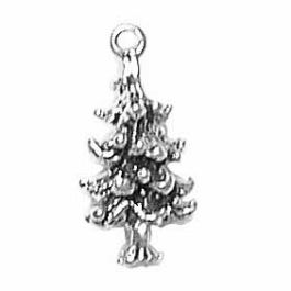 Sterling Silver Pine Tree Charm; Sunwest Silver Co Inc