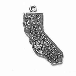 Sterling Silver California Charm; Sunwest Silver Co Inc